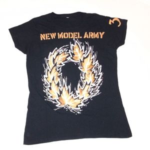 new model army | Tops | New Model Army Band Anniversary Tee Shirt ...